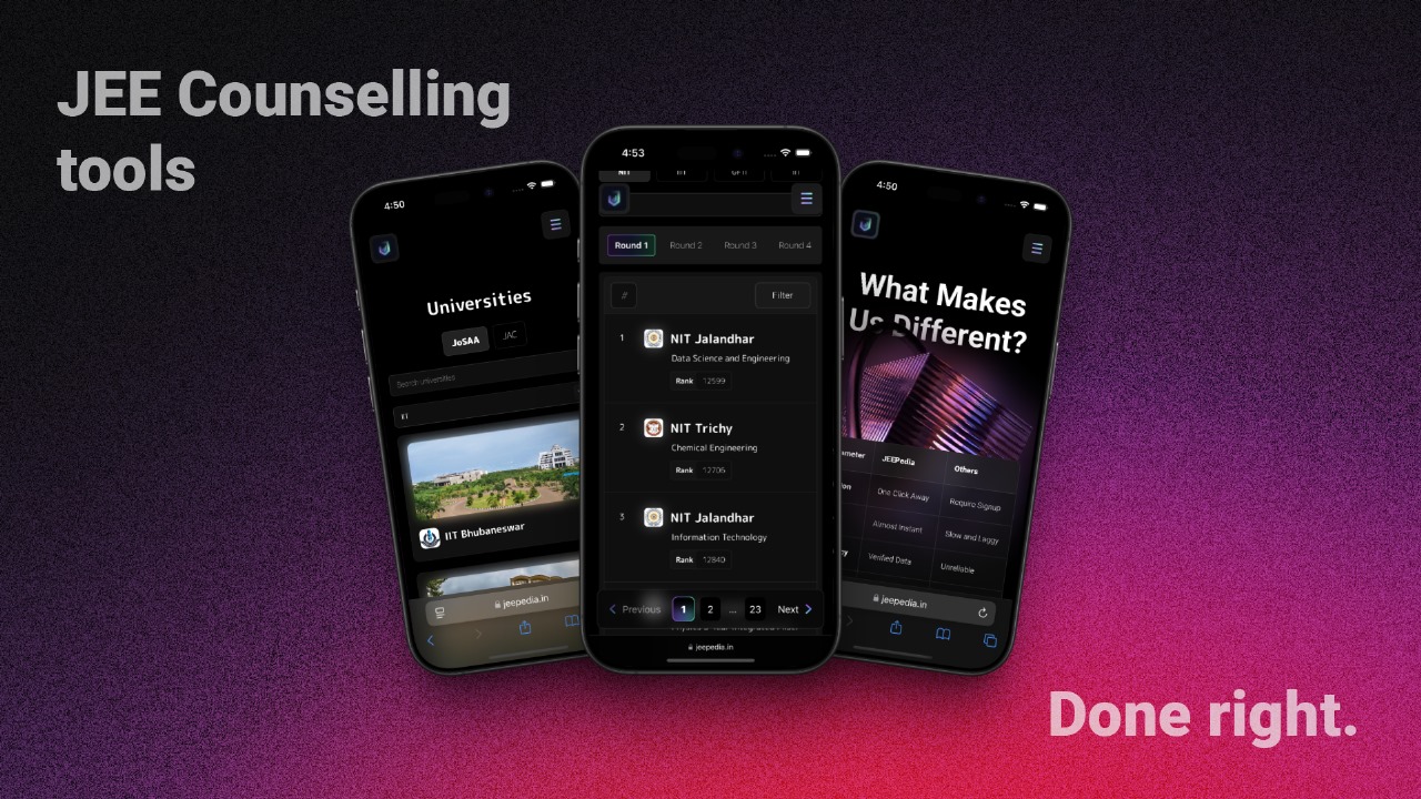 GitHub - J2J-App/frontend: JEE counselling tools Done right