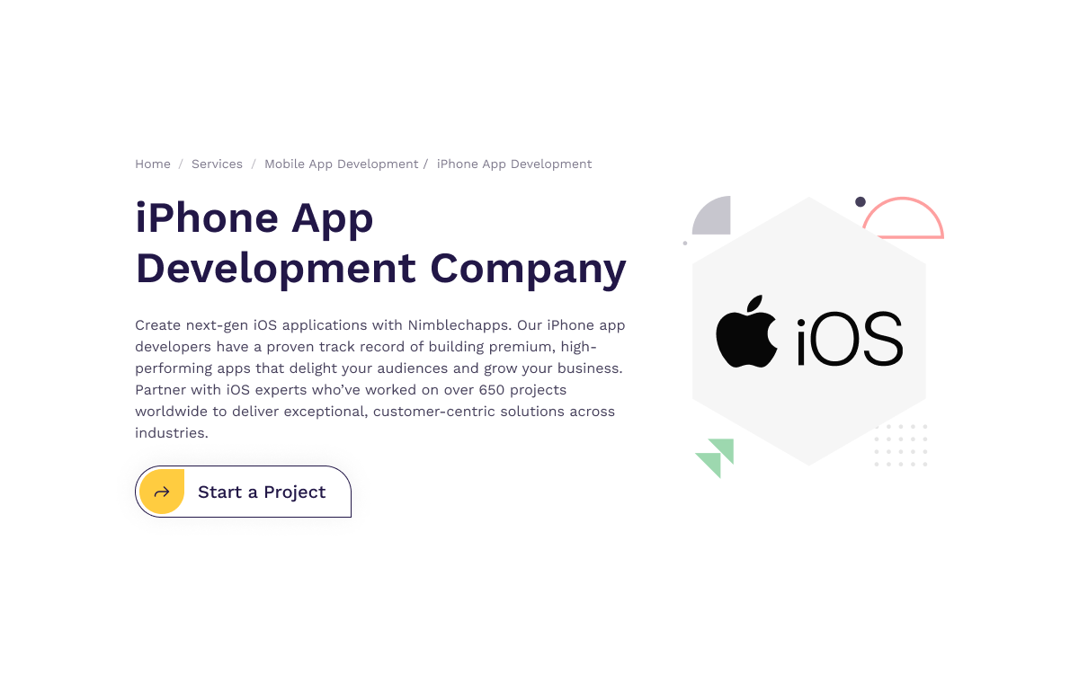 iPhone Application Development Company | Nimblechapps