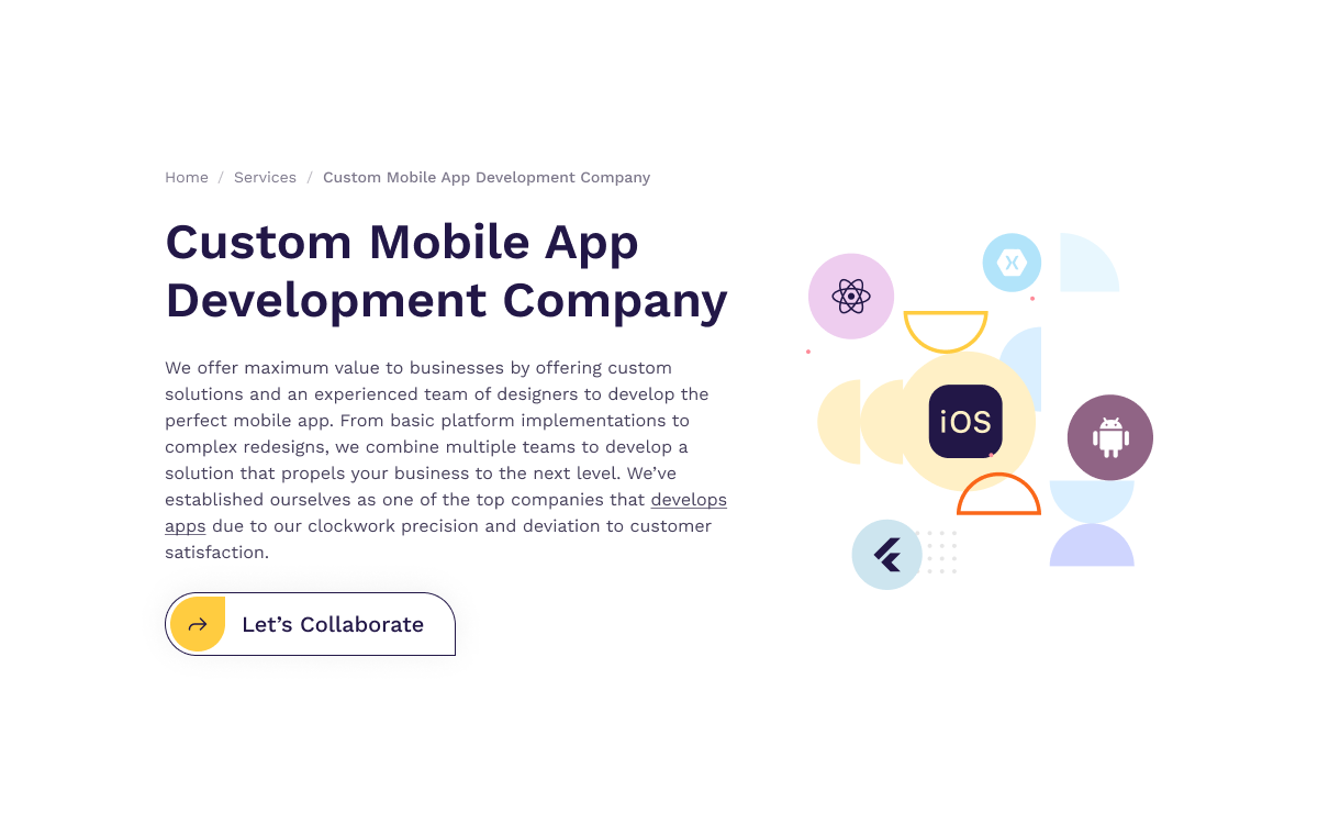 Custom Mobile App Development Company | Nimblechapps