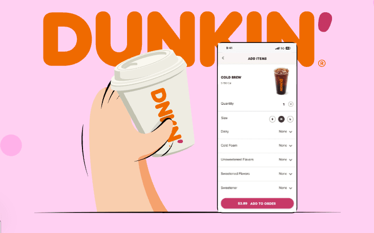 Know what will be the cost of developing a Dunkin Donut App.