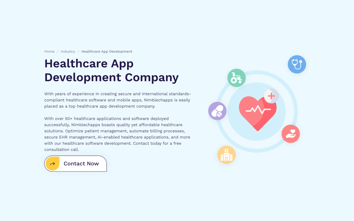 Secure Healthcare app development | Healthcare software development