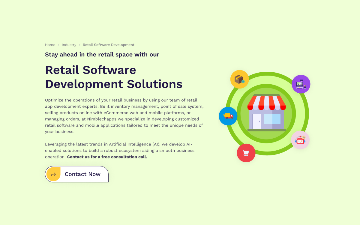 Retail Software Development Company | E-commerce solutions | Call Now