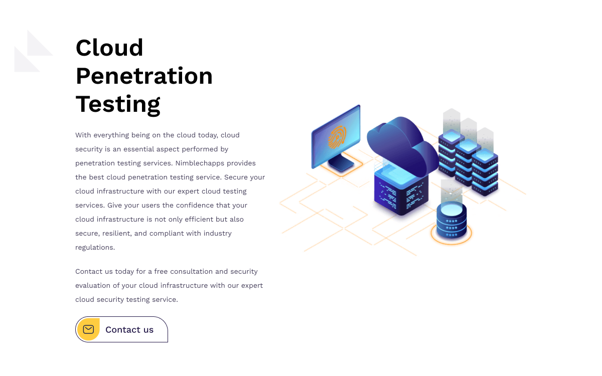 Cloud penetration testing services | Nimblechapps