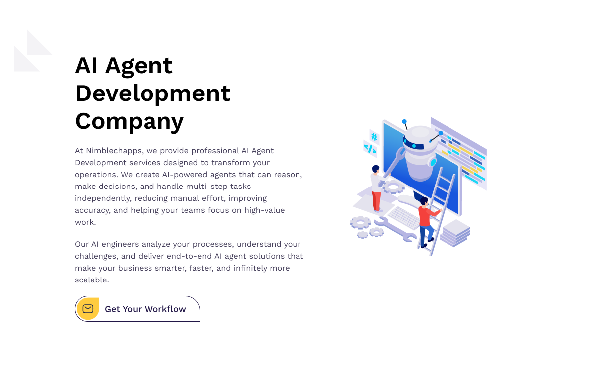 AI Agent Development Company | Nimblechapps