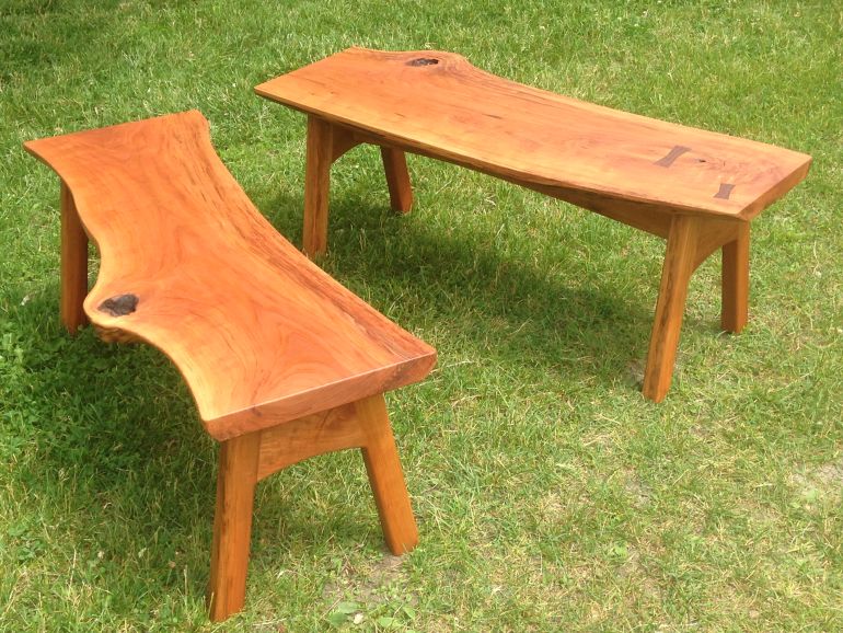 Cherry Benches | Wood-Mizer Personal Best Contest