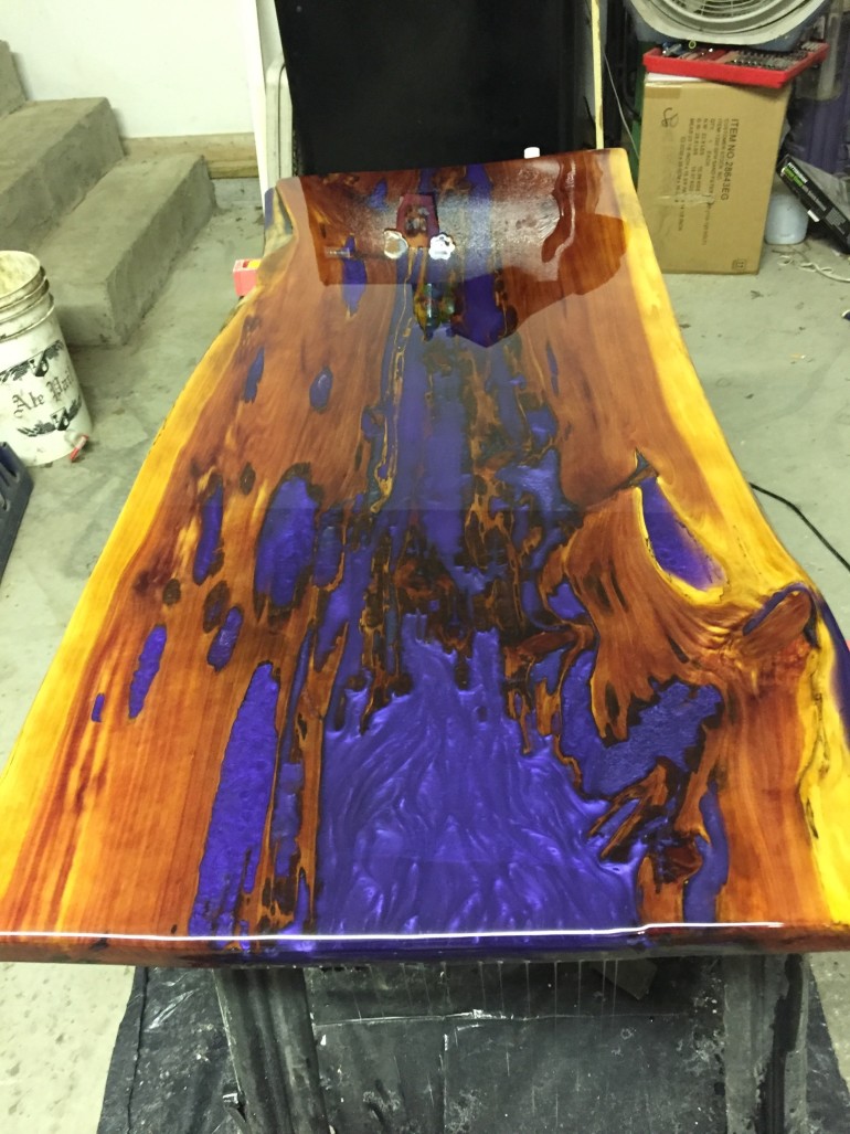 Epoxy Table | Wood-Mizer Personal Best Contest