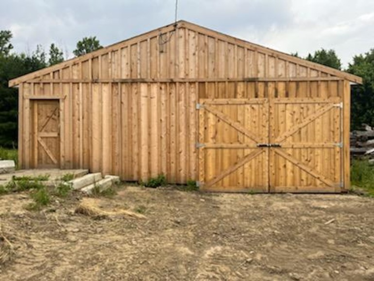 Board and Baton Cedar Barn | Wood-Mizer Personal Best Contest