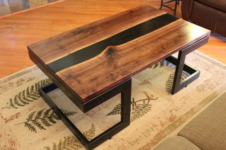 Reverse Live Edge Coffee Table | Wood-Mizer Personal Best Contest