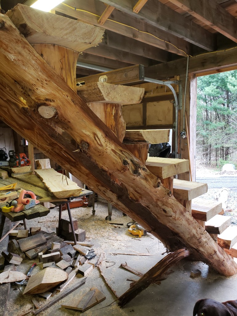 Cedar Stairs | Wood-Mizer Personal Best Contest