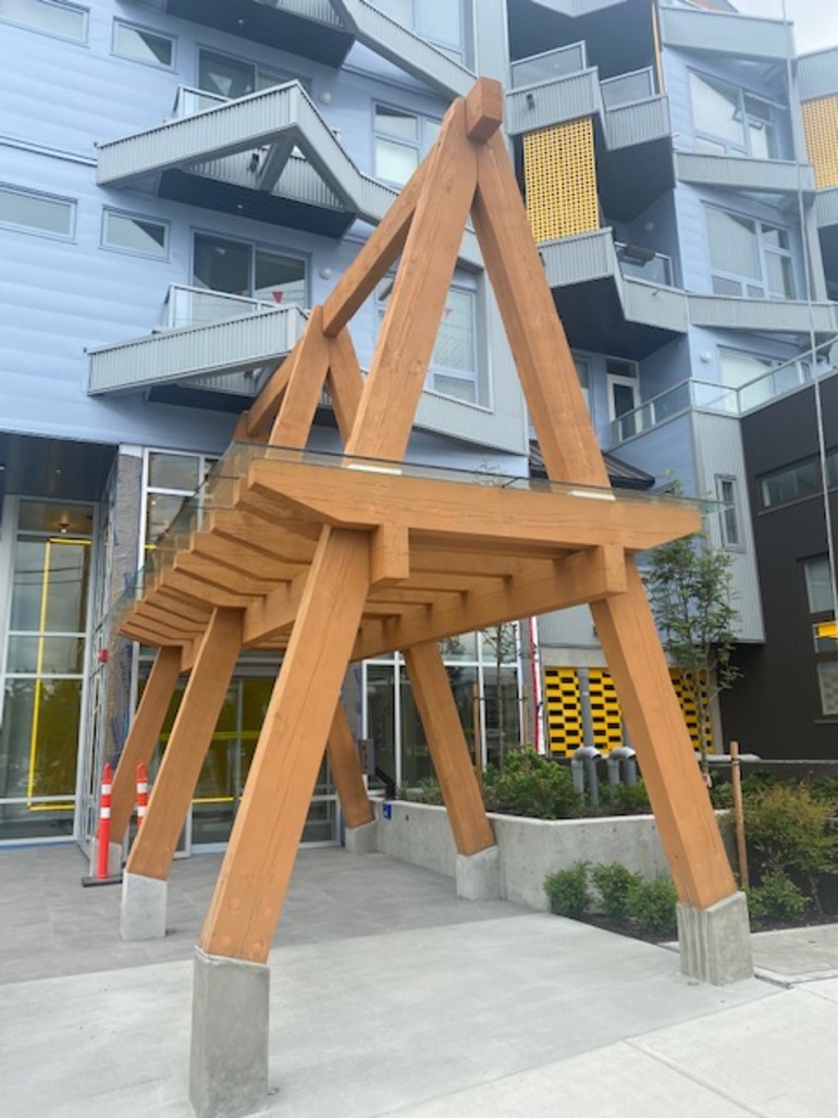 Building Entry Feature and Canopy | Wood-Mizer Personal Best Contest