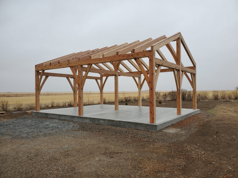 Timber Frame Garage | Wood-Mizer Personal Best Contest