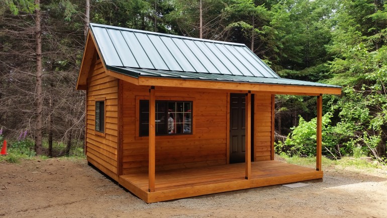 Off grid camping cabin kit | Wood-Mizer Personal Best Contest