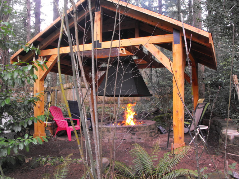 Covered Fire Pit | Wood-Mizer Personal Best Contest
