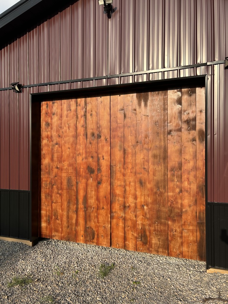 Cedar barn doors | Wood-Mizer Personal Best Contest