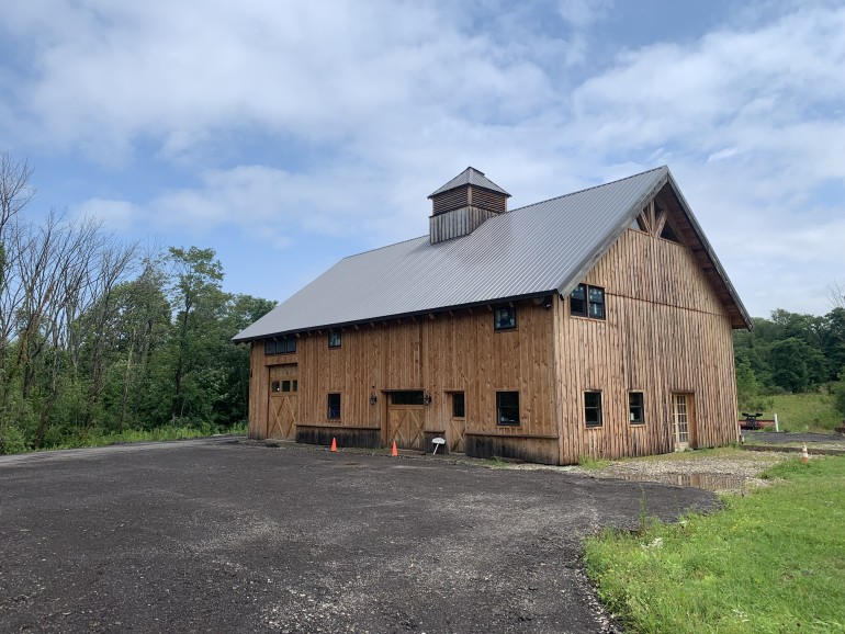 Timber Frame Barn from Milled Hemlock | Wood-Mizer Personal Best Contest
