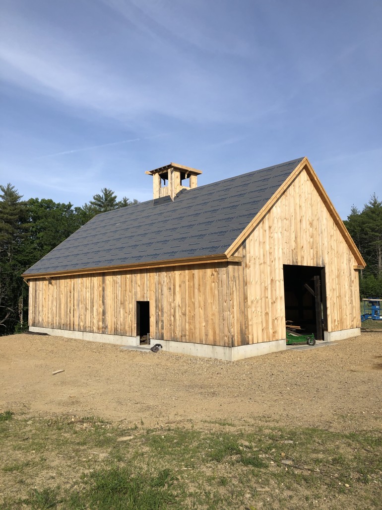 Timber Frame Barn with Rustic Finish | Wood-Mizer Personal Best Contest