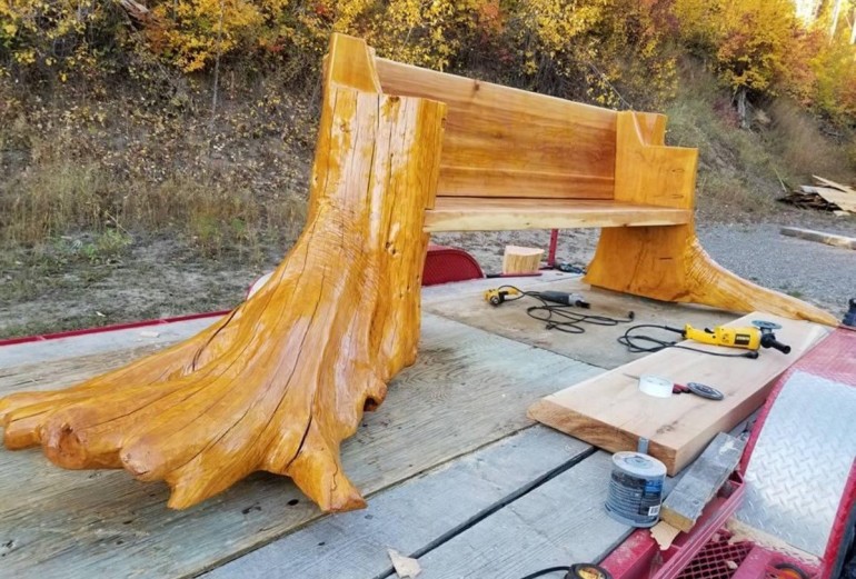 Root Bench | Wood-Mizer Personal Best Contest
