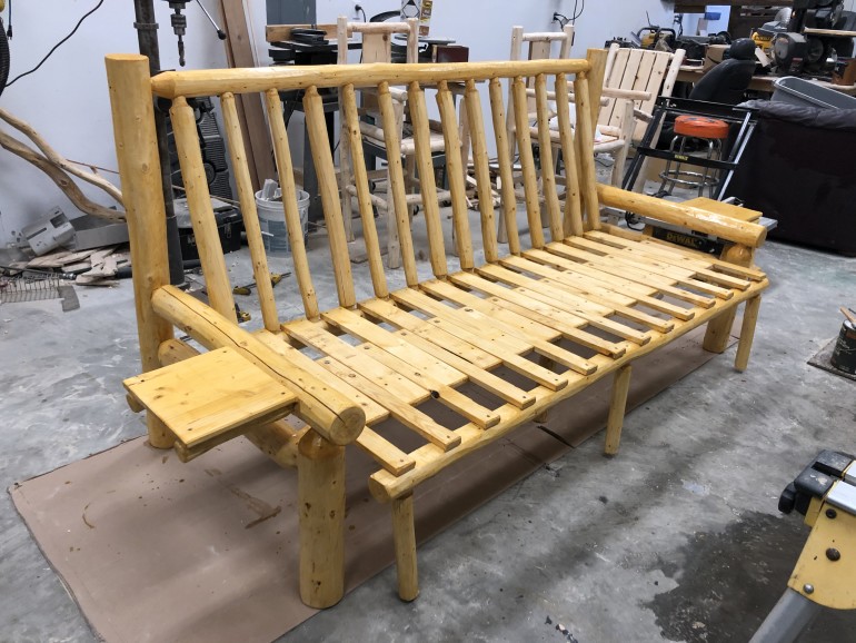 Log Couch | Wood-Mizer Personal Best Contest