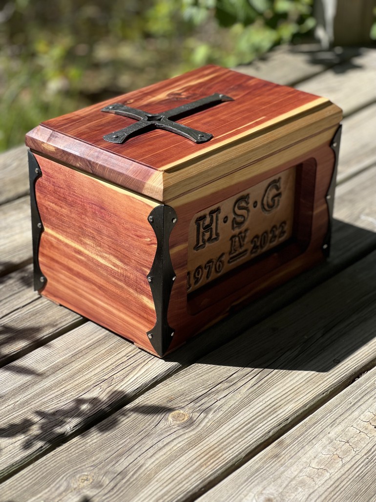 Red cedar urn box | Wood-Mizer Personal Best Contest
