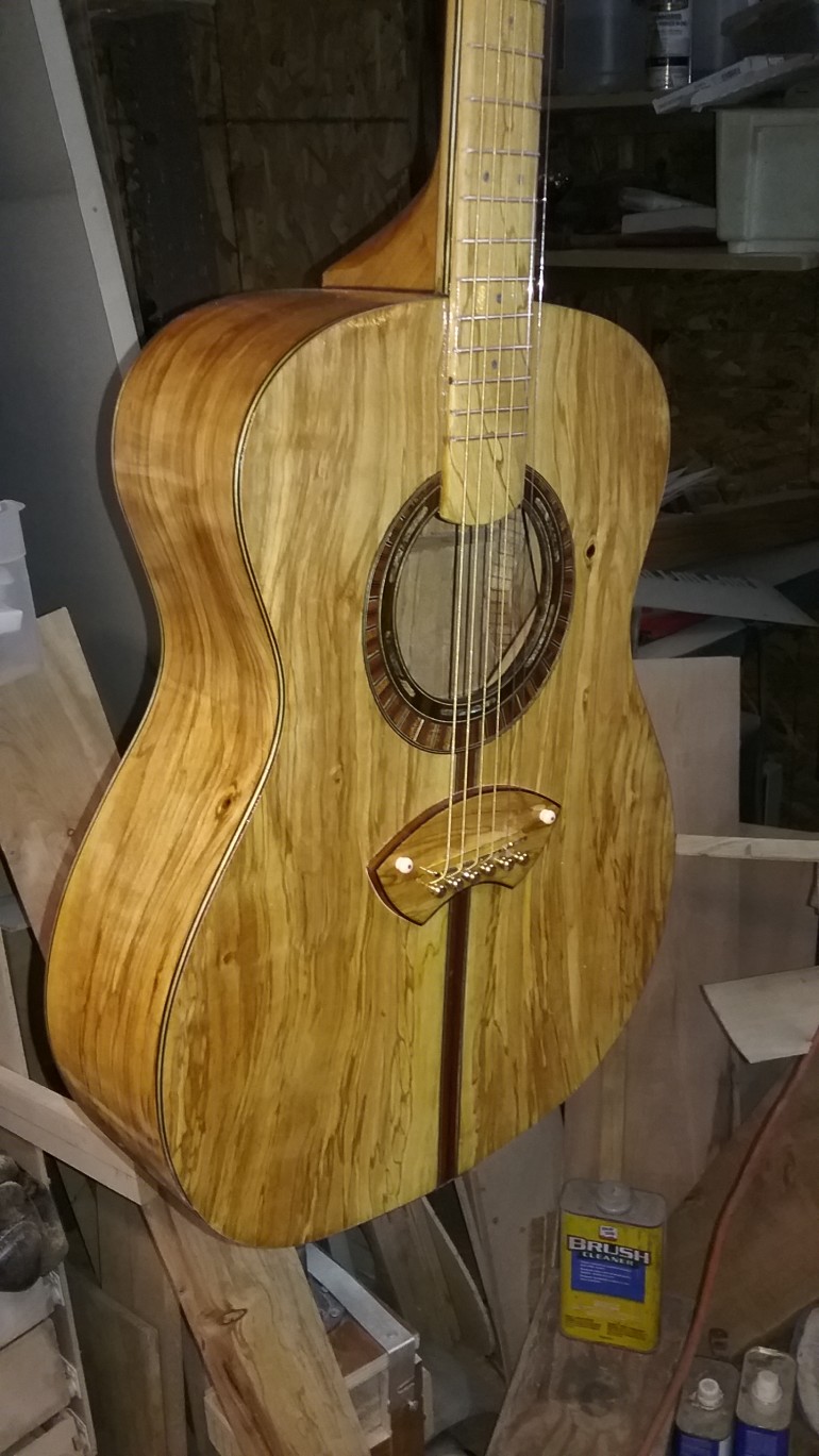 Guitar Made from Madrone Log | Wood-Mizer Personal Best Contest