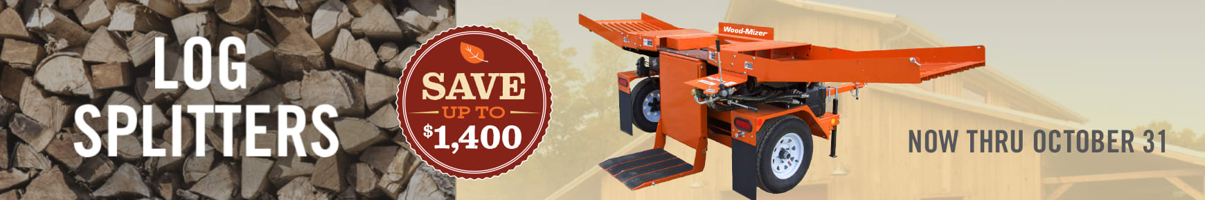 Log Splitters | Wood Splitters | Wood-Mizer USA