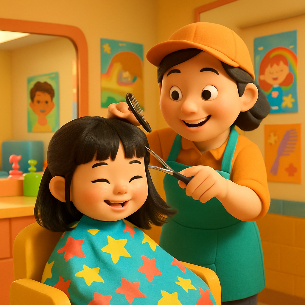 Getting a haircut - Social Story Creator