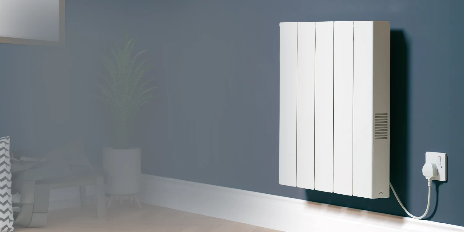 Exo Aluminum Wifi Electric Radiator / Radiant Panel Heater, Wall Mounted