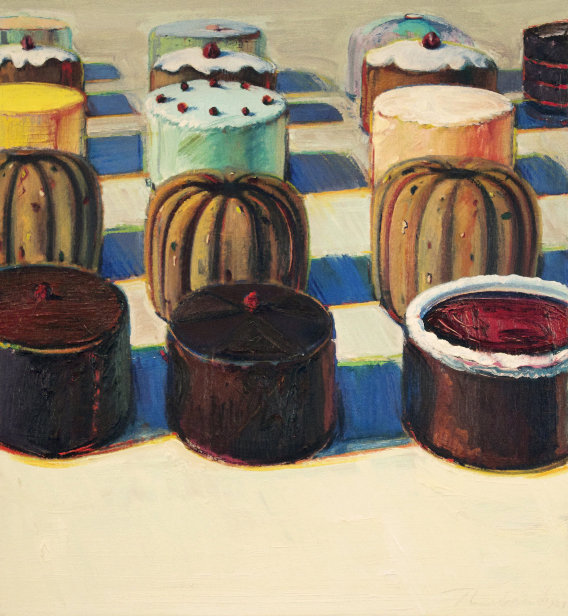 Wayne Thiebaud | Various Cakes | Art Basel