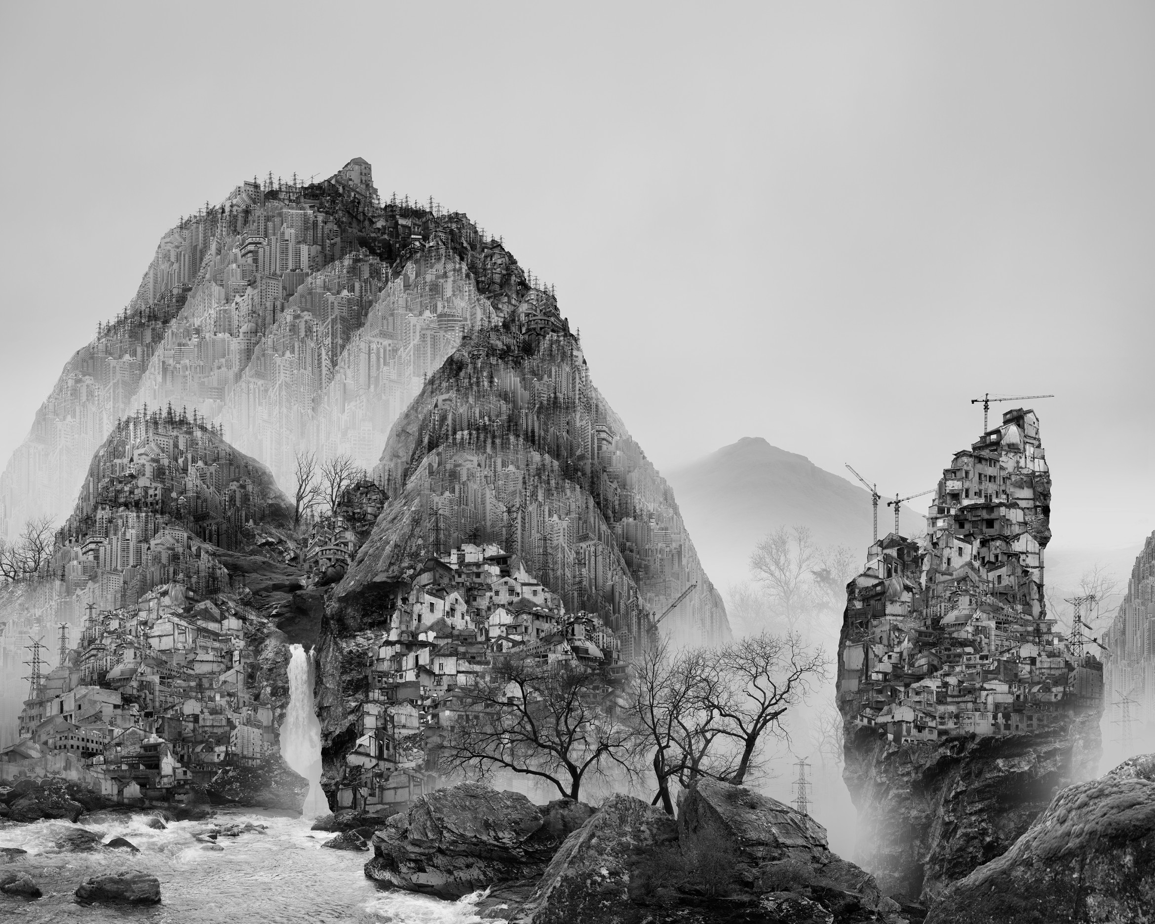 Yang Yongliang | The Spring | Art Basel