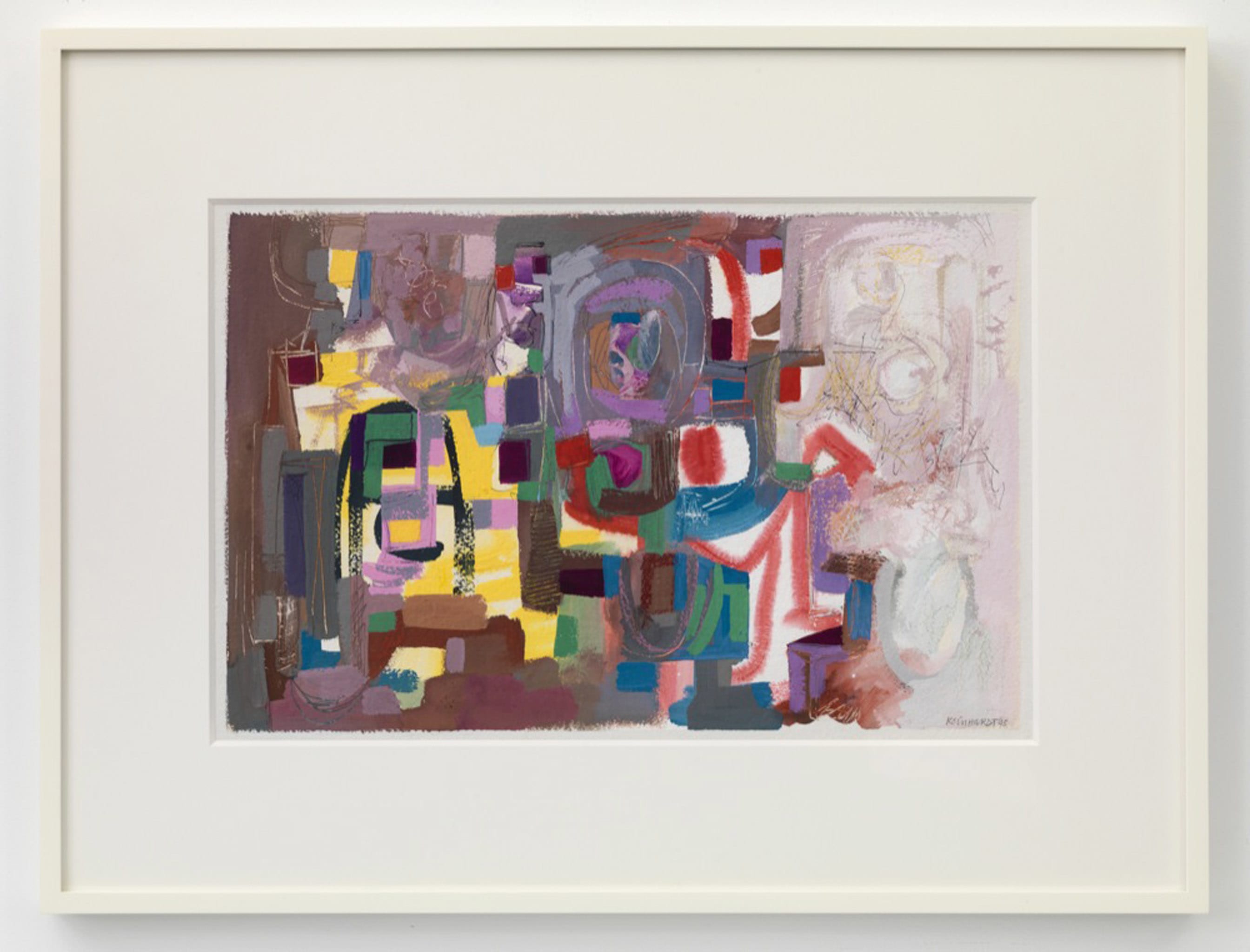 Ad Reinhardt | Abstract Gouache Painting | Art Basel
