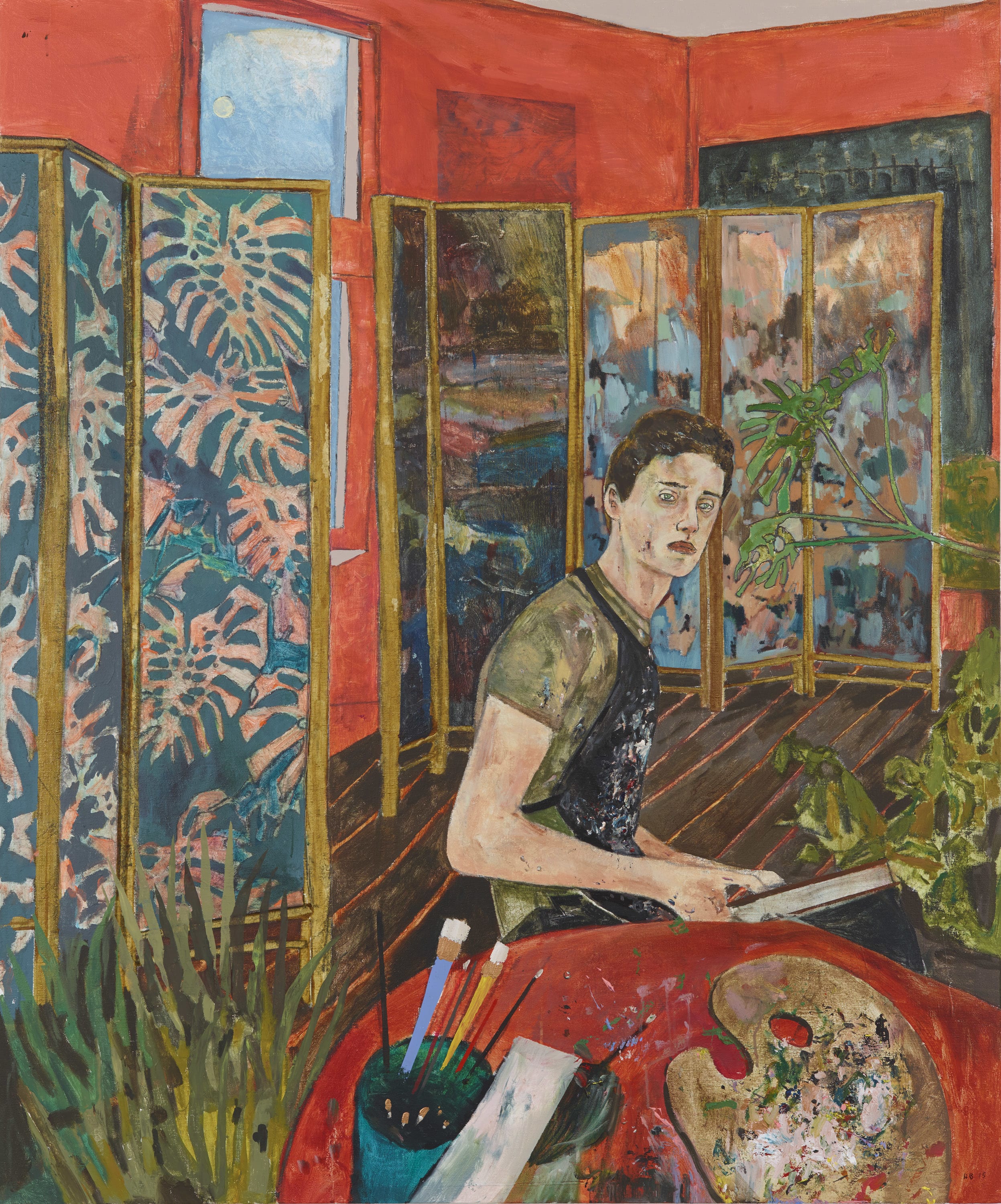 Hernan Bas | Self portrait of another painter | Art Basel