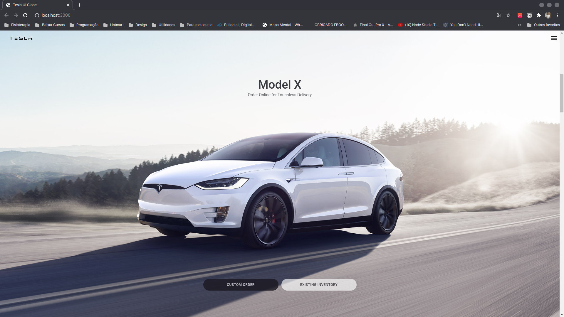 GitHub - felsantiago/tesla-ui-clone