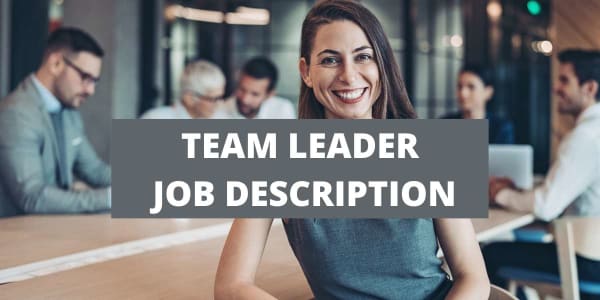 Team Leader Job Description | CareerCloud