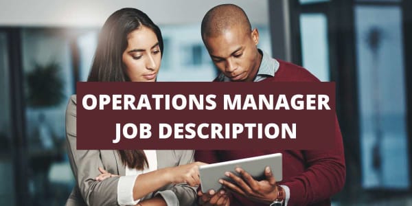 Operations Manager Job Description | CareerCloud