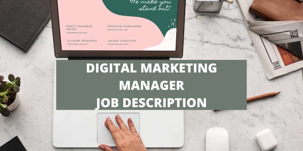 Digital Marketing Manager Job Description | CareerCloud