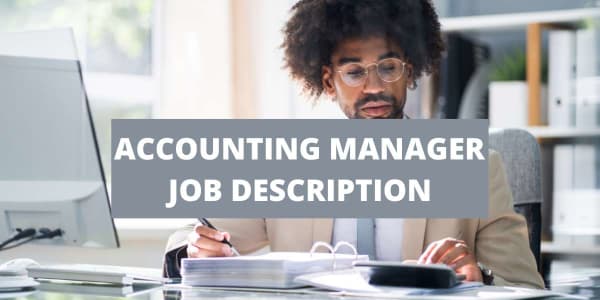 Accounting Manager Job Description | CareerCloud