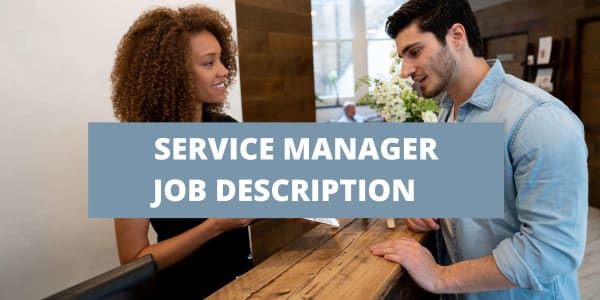 Service Manager Job Description | CareerCloud