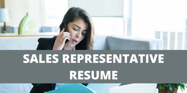 What To Include On A Sales Representative Resume + Sales Representative ...
