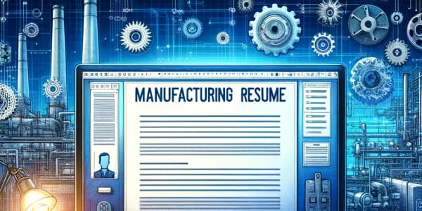 What To Include On A Manufacturing Resume + Manufacturing Skills ...