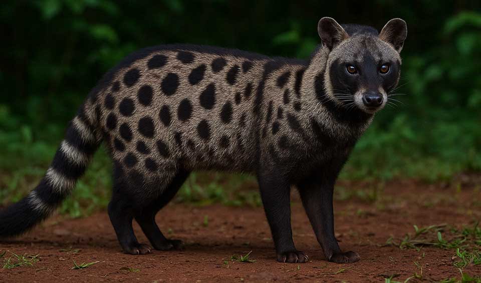 Malabar large-spotted civet facts, distribution & population | BioDB