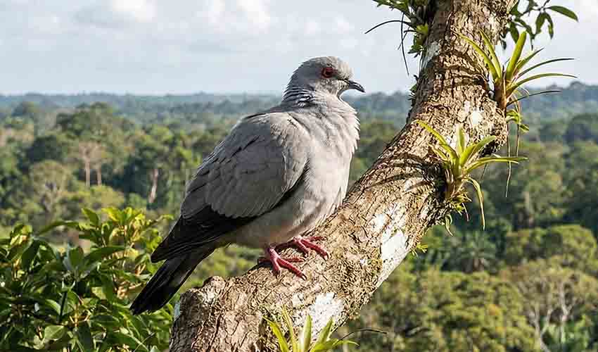 Silvery pigeon facts, distribution & population | BioDB