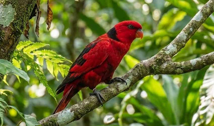 Black-winged lory facts, distribution & population | BioDB