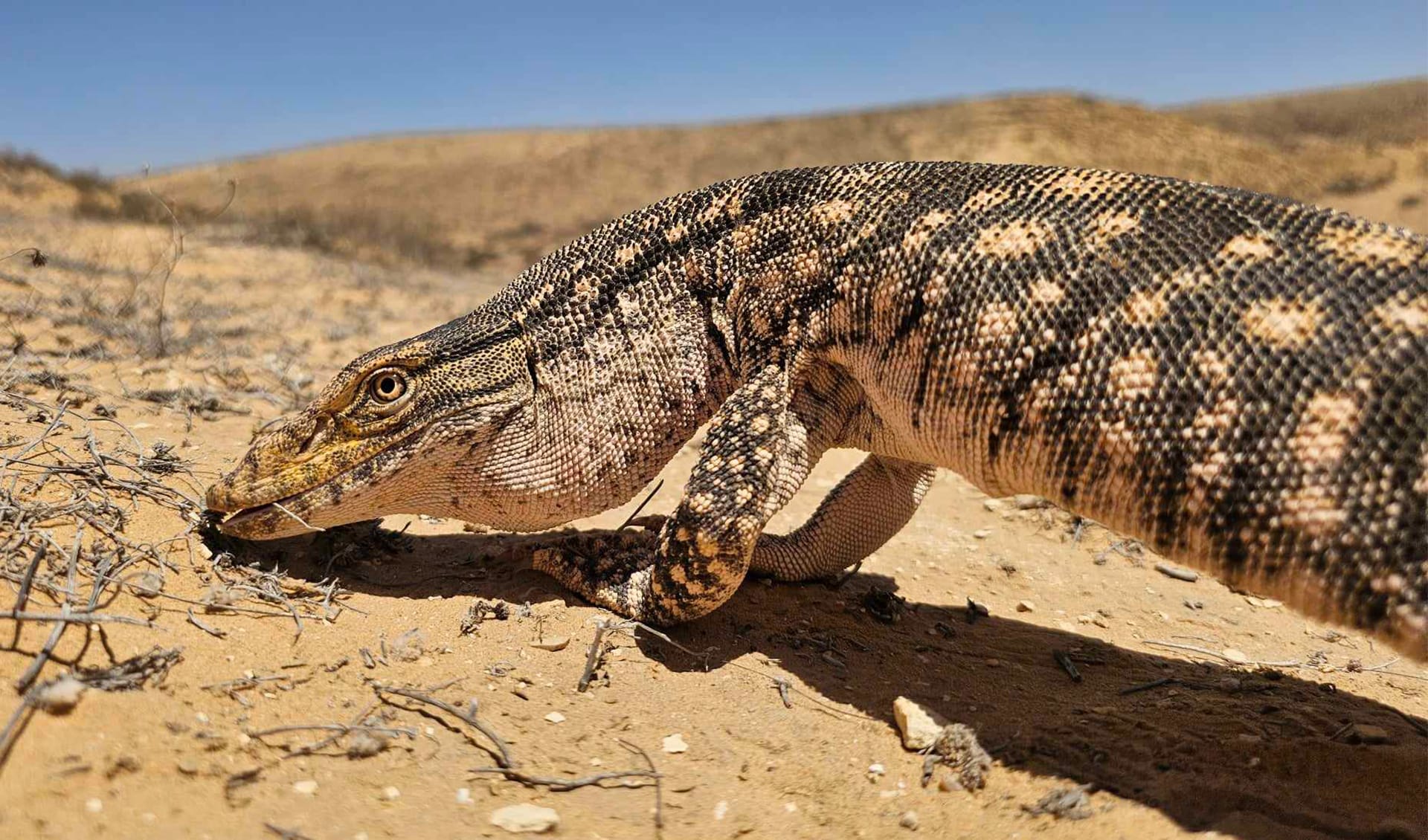 Desert monitor facts, distribution & population | BioDB