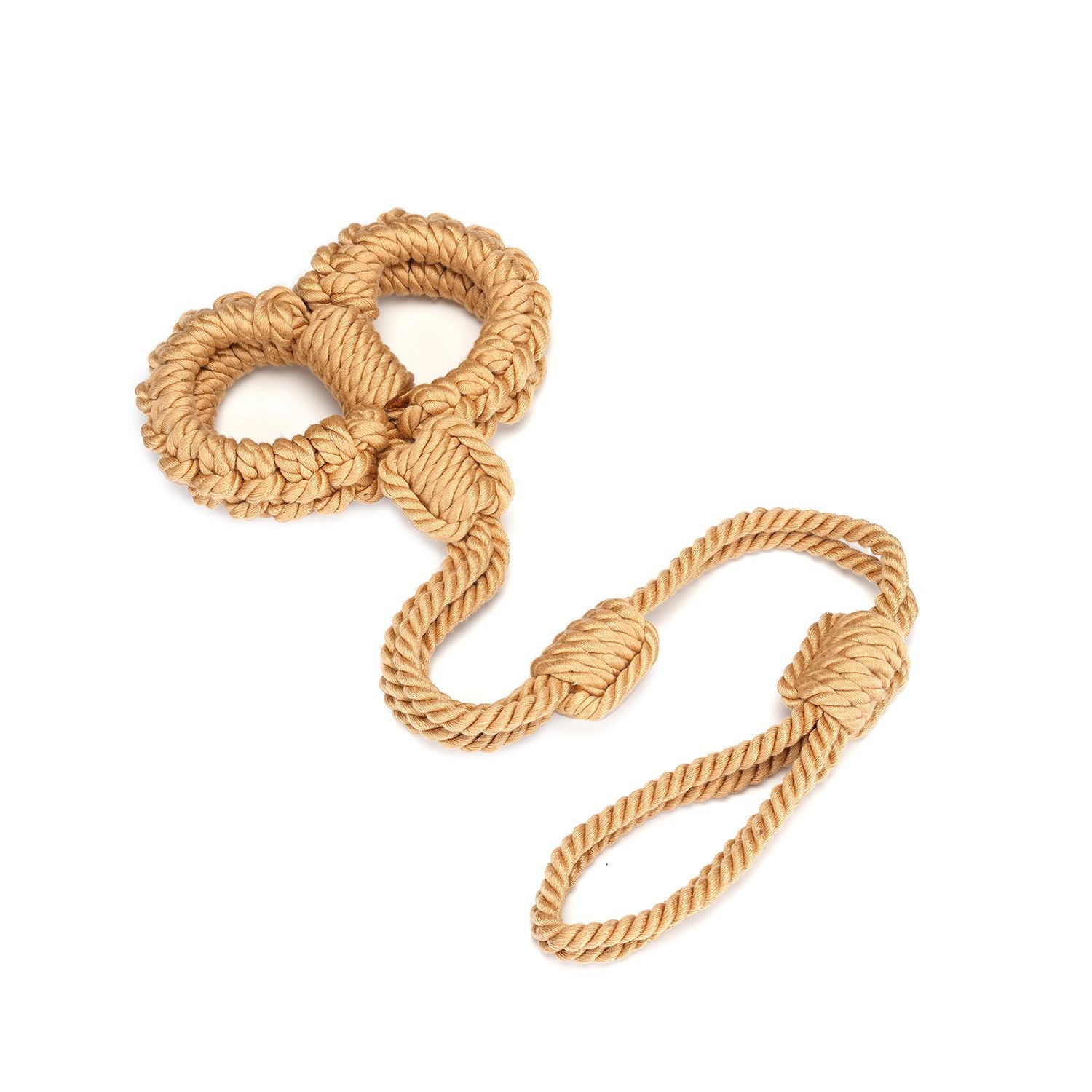 Pre Tied Shibari Wrist Cuffs With Lead Hot Octopuss™