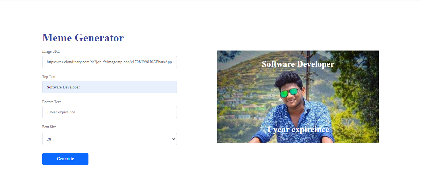 GitHub - bharathane/Meme-Generator