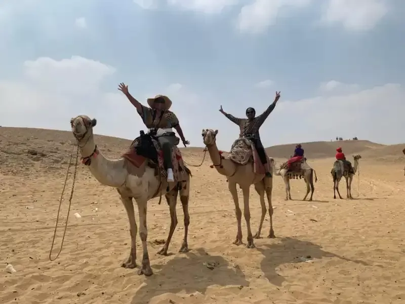 Camel Ride at Giza Pyramids | Riding Camels In Egypt