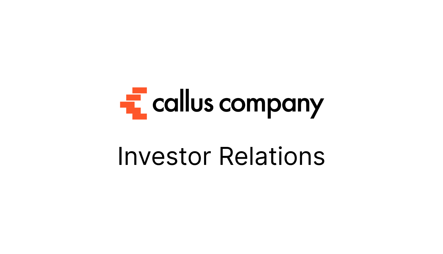 Callus Company Investor Relations