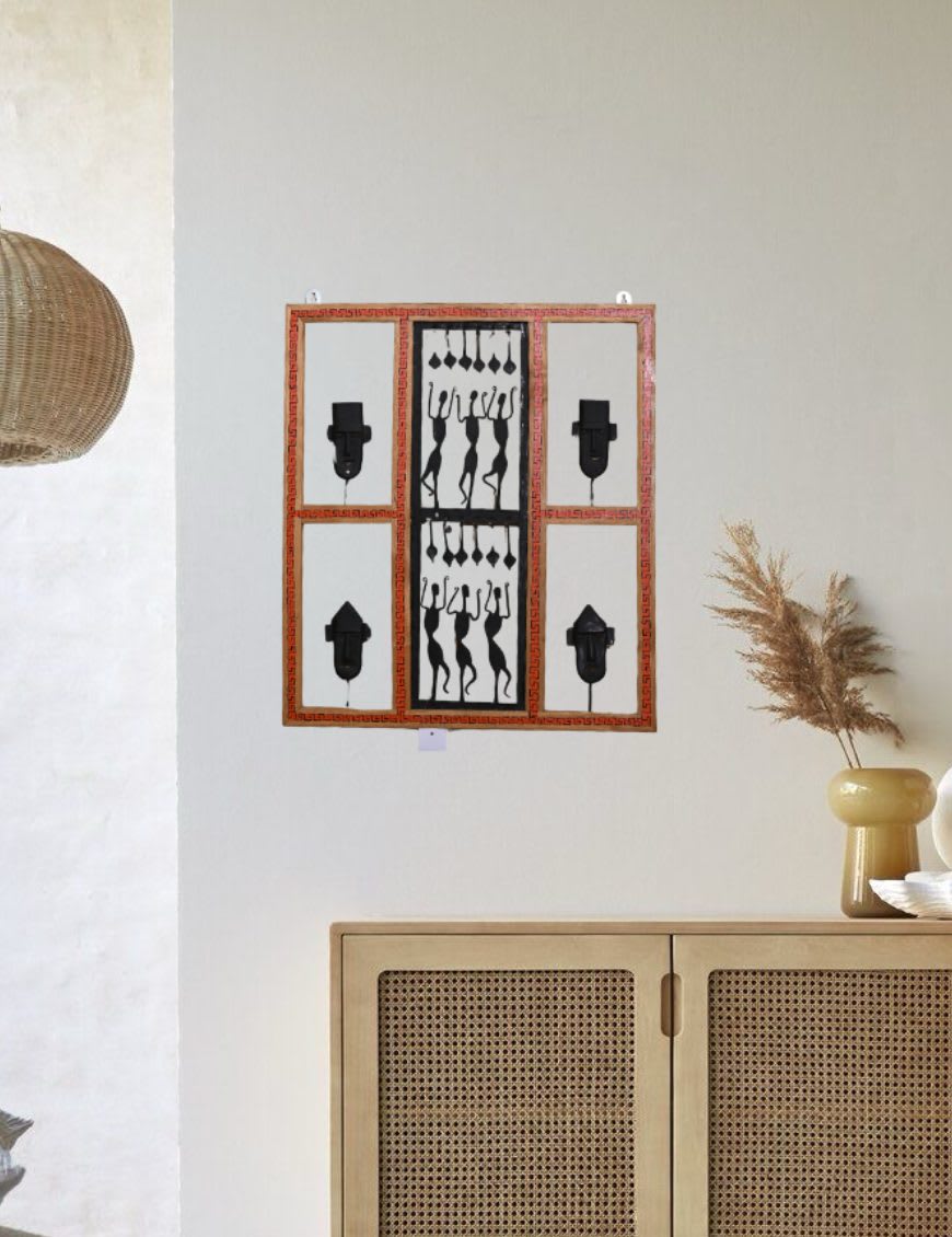 Tribal Dancers with Four Mask - Hamingja Ventures