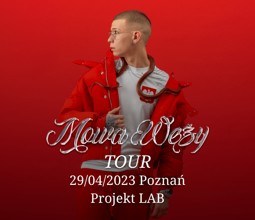 [2023-04-29 18:00] Asster - MOWA WĘŻY TOUR | Poznań, Bilety na Koncerty, Poznań | Going.
