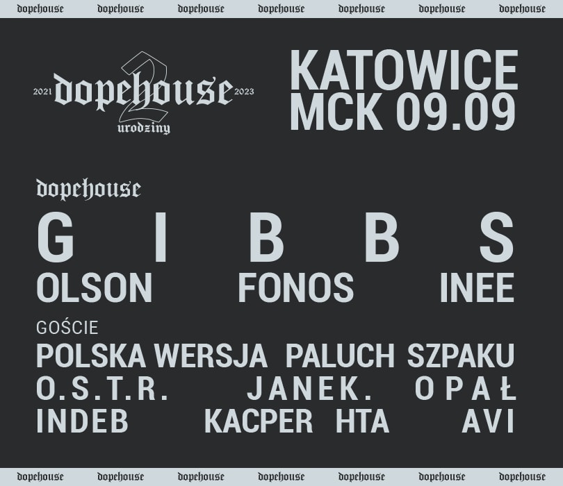 2 urodziny DOPEHOUSE [SOLD OUT], Bilety na Wydarzenie, Koncerty ...
